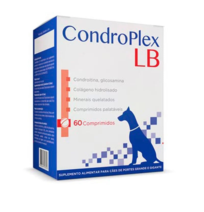 Suplemento Condroplex LB Caes Comprimidos - Tudo de Bicho
