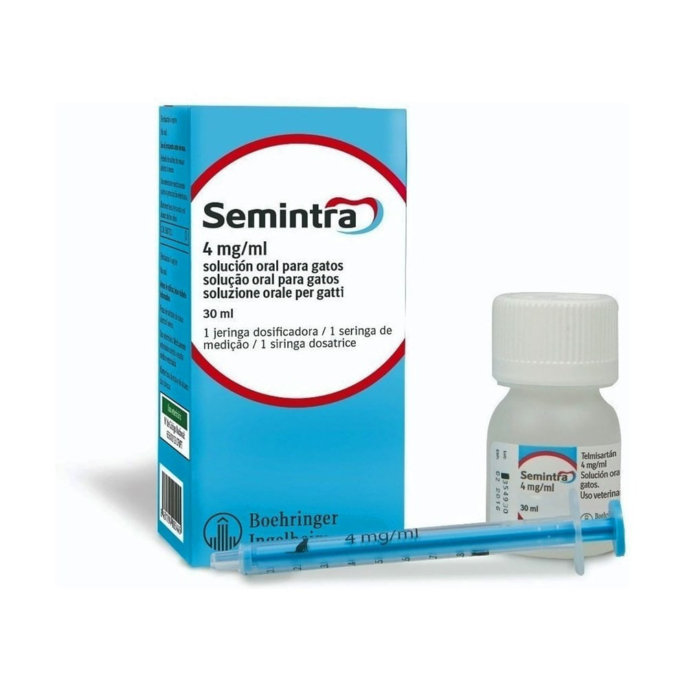 Semintra Boehringer Ingelheim Solução Oral para Gatos - Tudo de Bicho