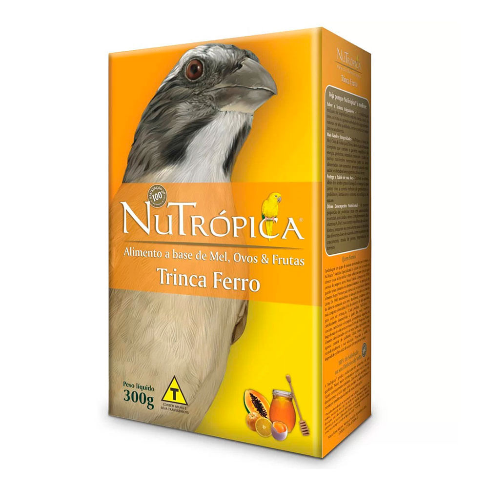 Ração Nutrópica Trinca Ferro Farinhada com Mel Ovos e Frutas - Tudo de ... Ração Nutrópica Trinca Ferro Farinhada com Mel Ovos e Frutas - Tudo de ...