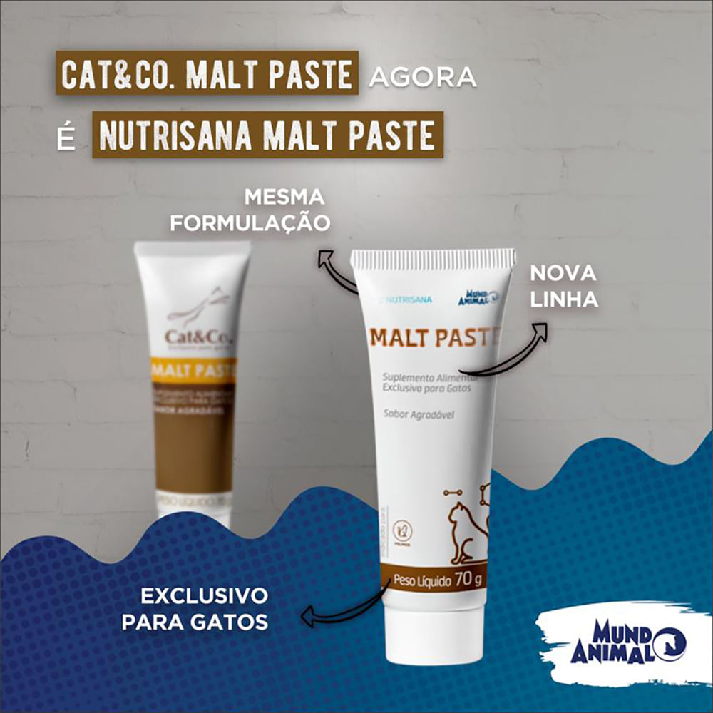 Nutrisana Suplemento Malt Paste Mundo Animal - Tudo de Bicho